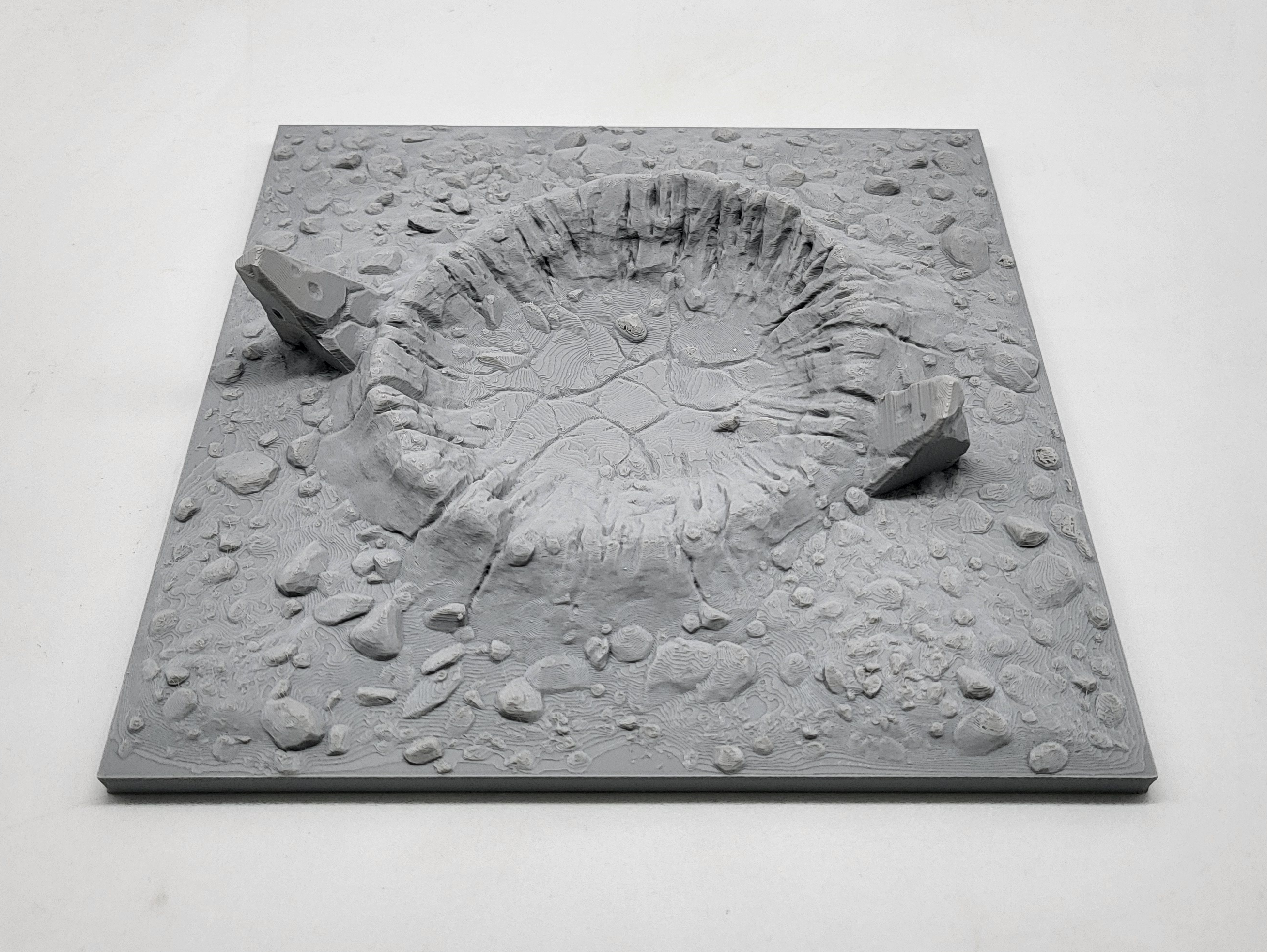 Dark Fantastic Mills – No Mans Land - Crater With Dragons Teeth Topper ...