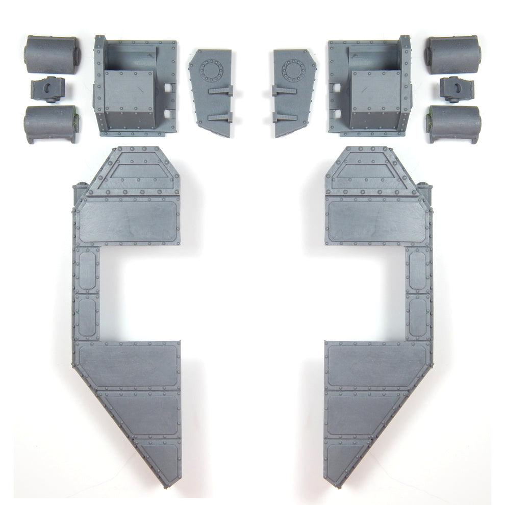 Extra Tank Armor MKII Kit with Sponsons – Elrik's Hobbies